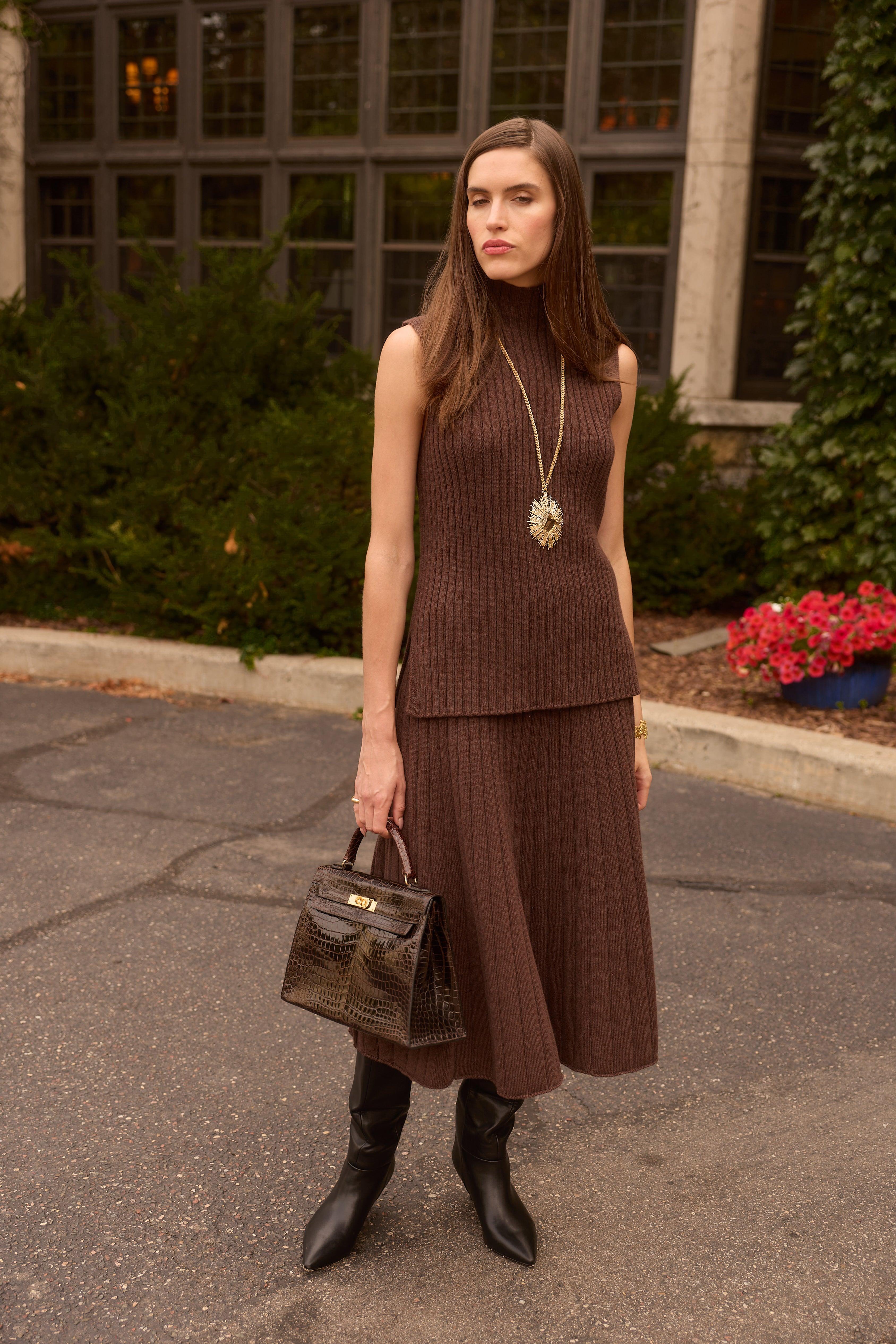Ribbed Cashmere Shell – Eleanor Leftwich